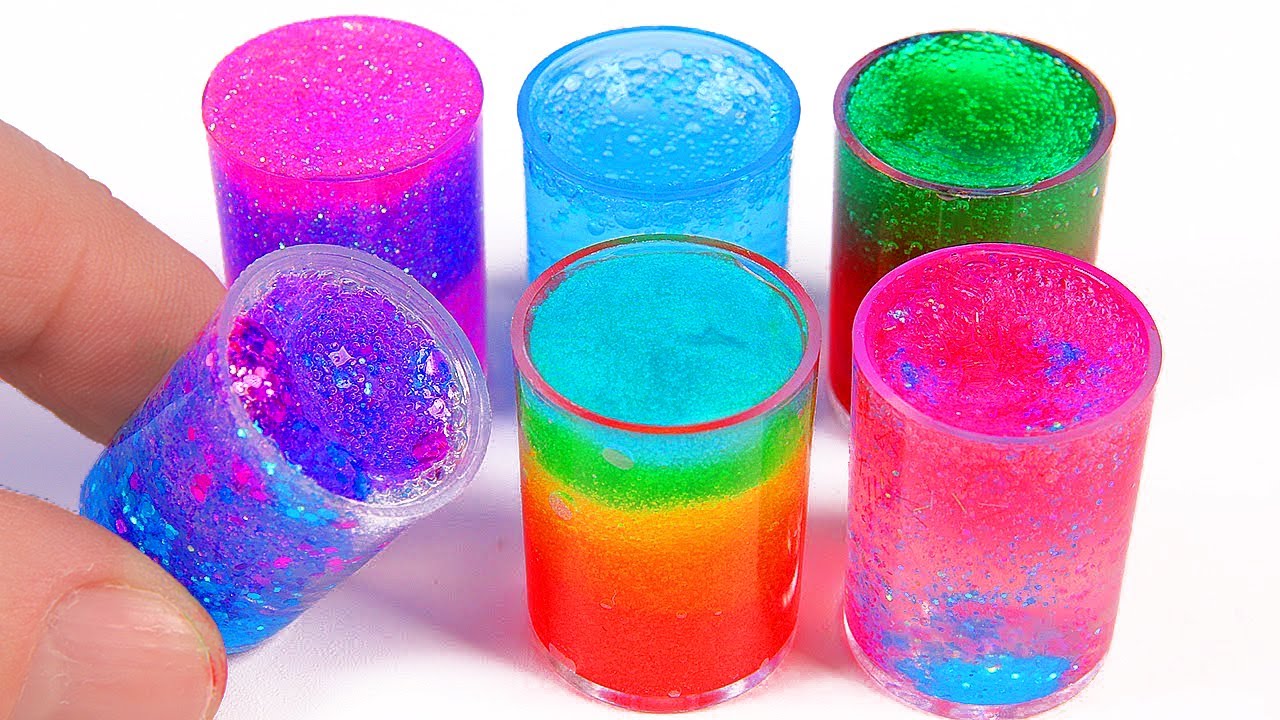 Miniature Clear Slime - YouTube