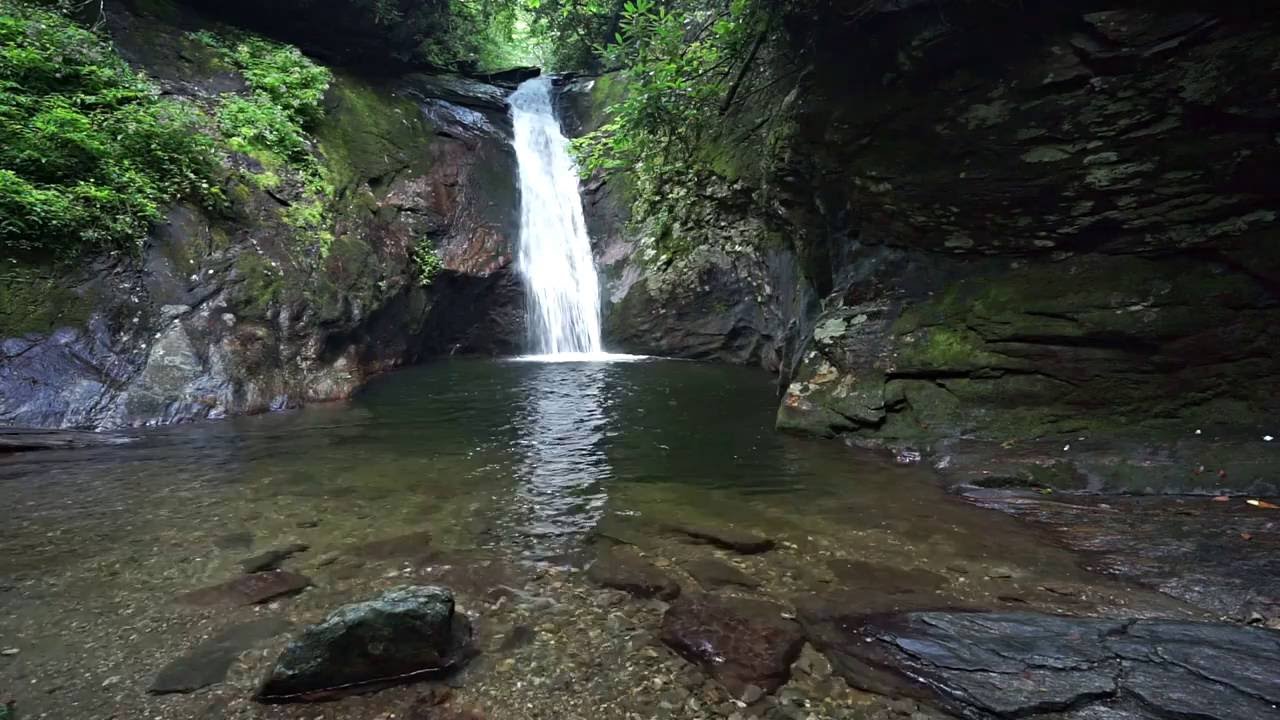 Courthouse, Cody, and Chestnut Falls - Pisgah National Forest - YouTube