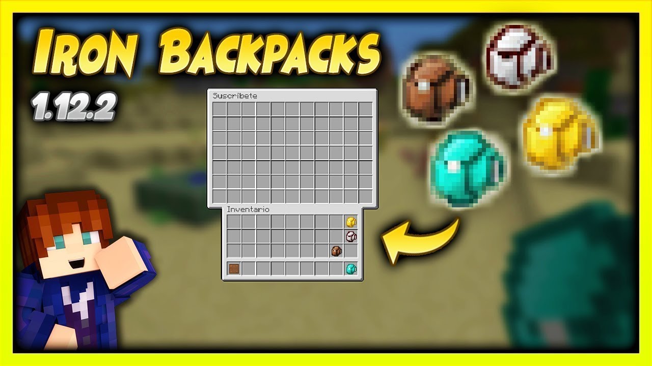 Mochilas de Hierro Oro y Diamante! (Iron Backpacks Mod) | MINECRAFT ...