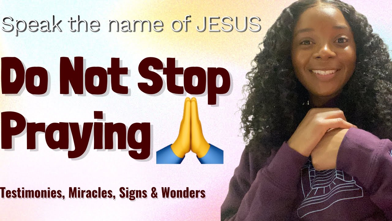 I Speak Jesus His name is power, healing & LIFE Obeserving Lent, DO NOT ...
