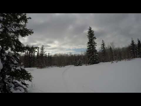Backcountry Skidooing near Mafeking MB - YouTube