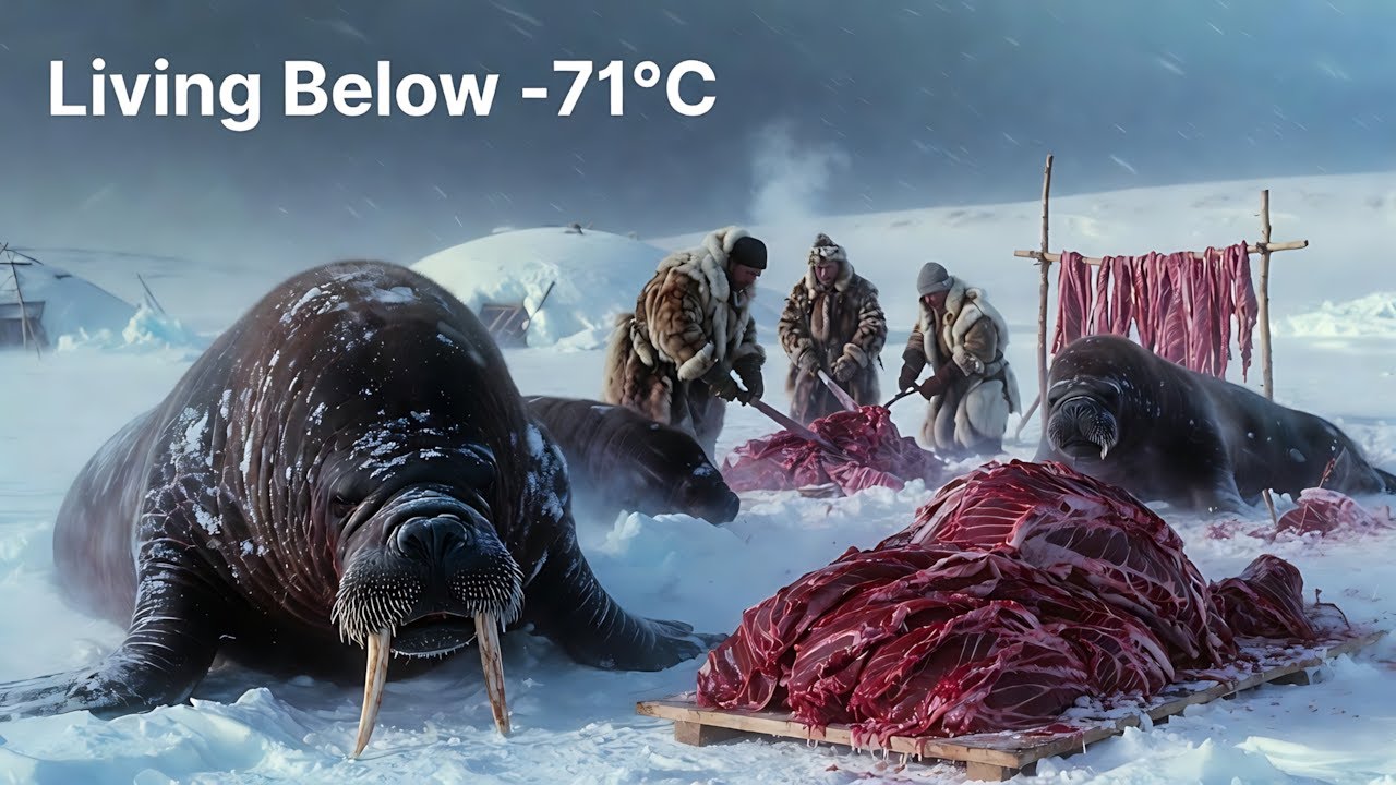 Hunting a 5,000kg Walrus at −71°C Yakutia | The Extreme Survival Story ...