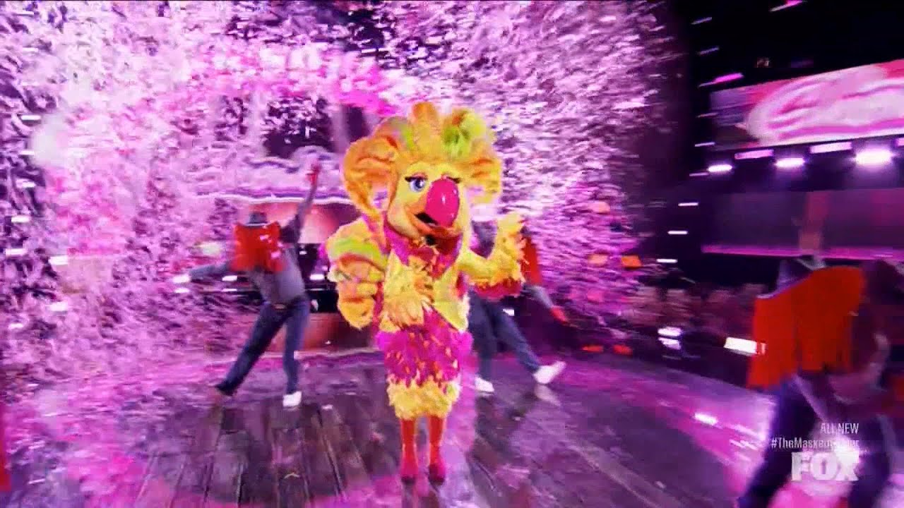 The Masked Singer 12 - Showbird sings Let's Hear it for The Boy by ...