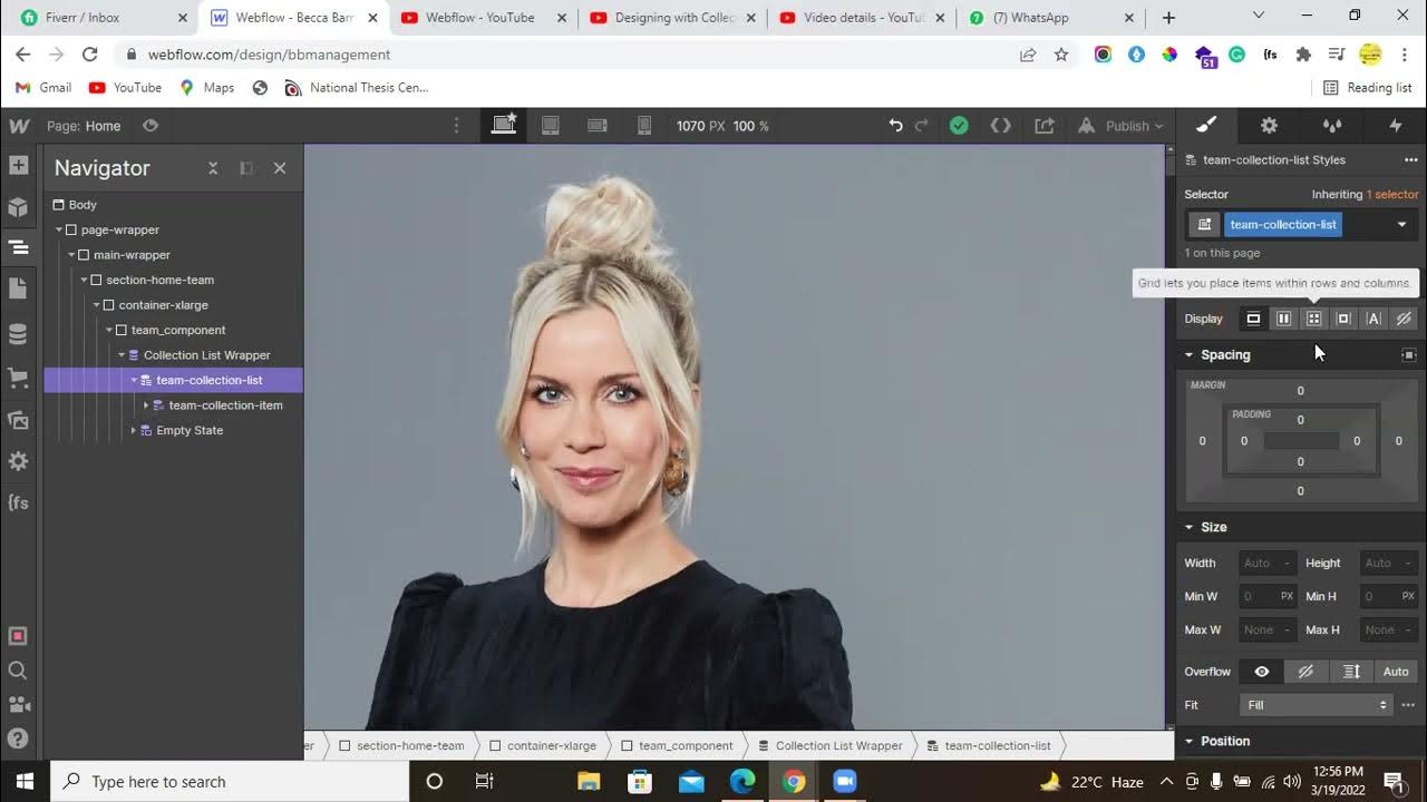 how to make a CMS collections and link it with the front end in webflow ...