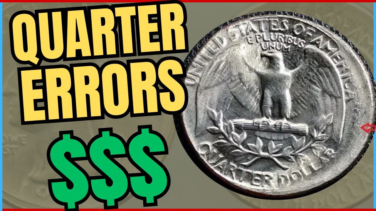 Rare Quarter Error Worth Money - Broad Strike Error Coin Value - YouTube
