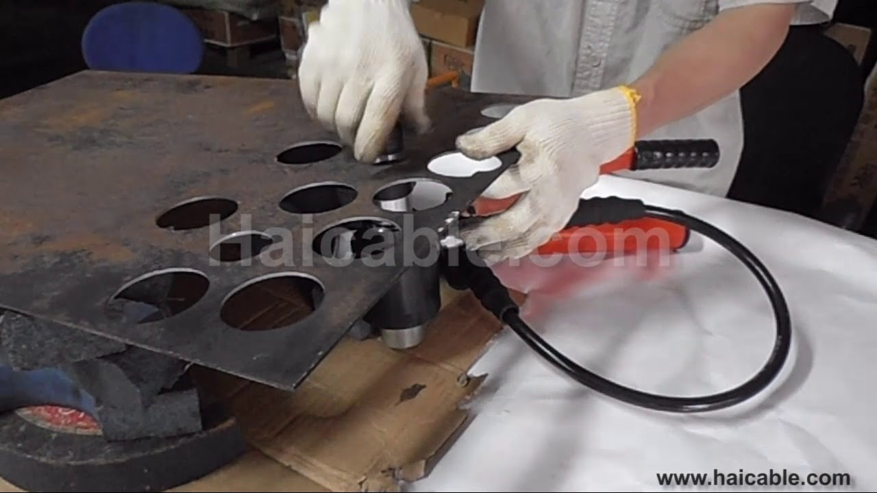 portable High quality Hydraulic steel punch and die max 3.2mm SKP-15 ...