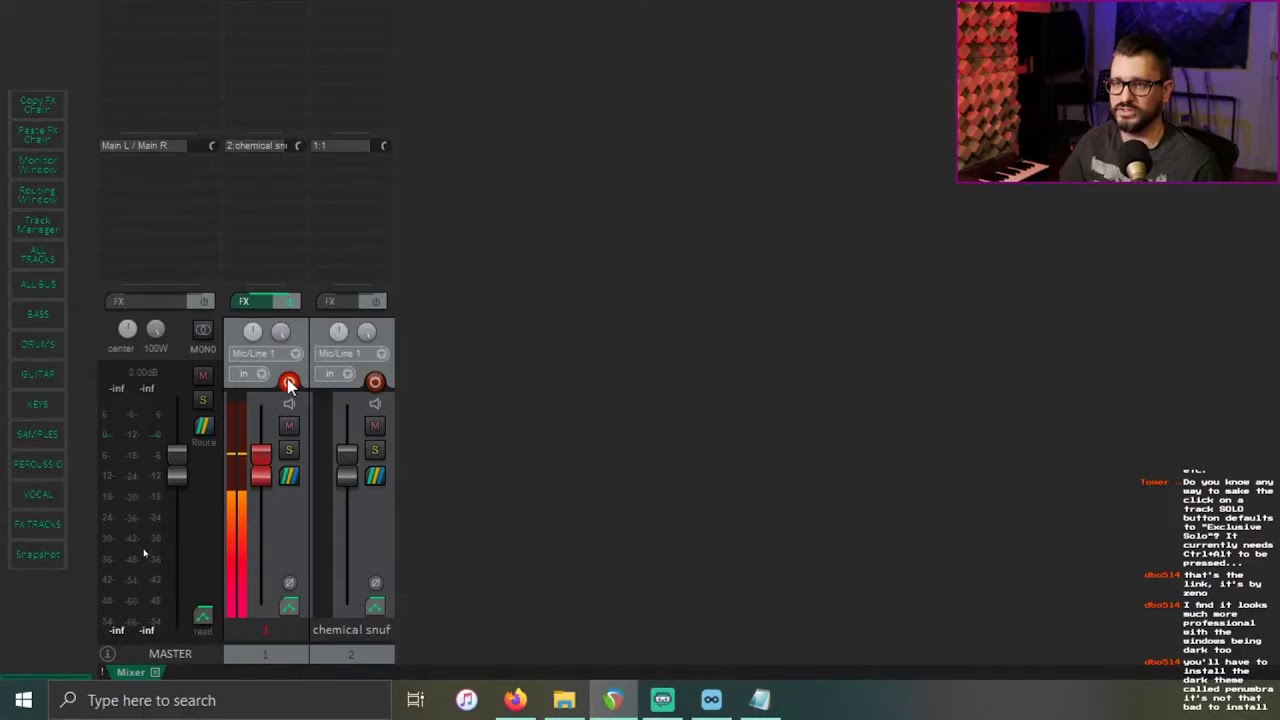 Red fader layout (stream clip) - YouTube