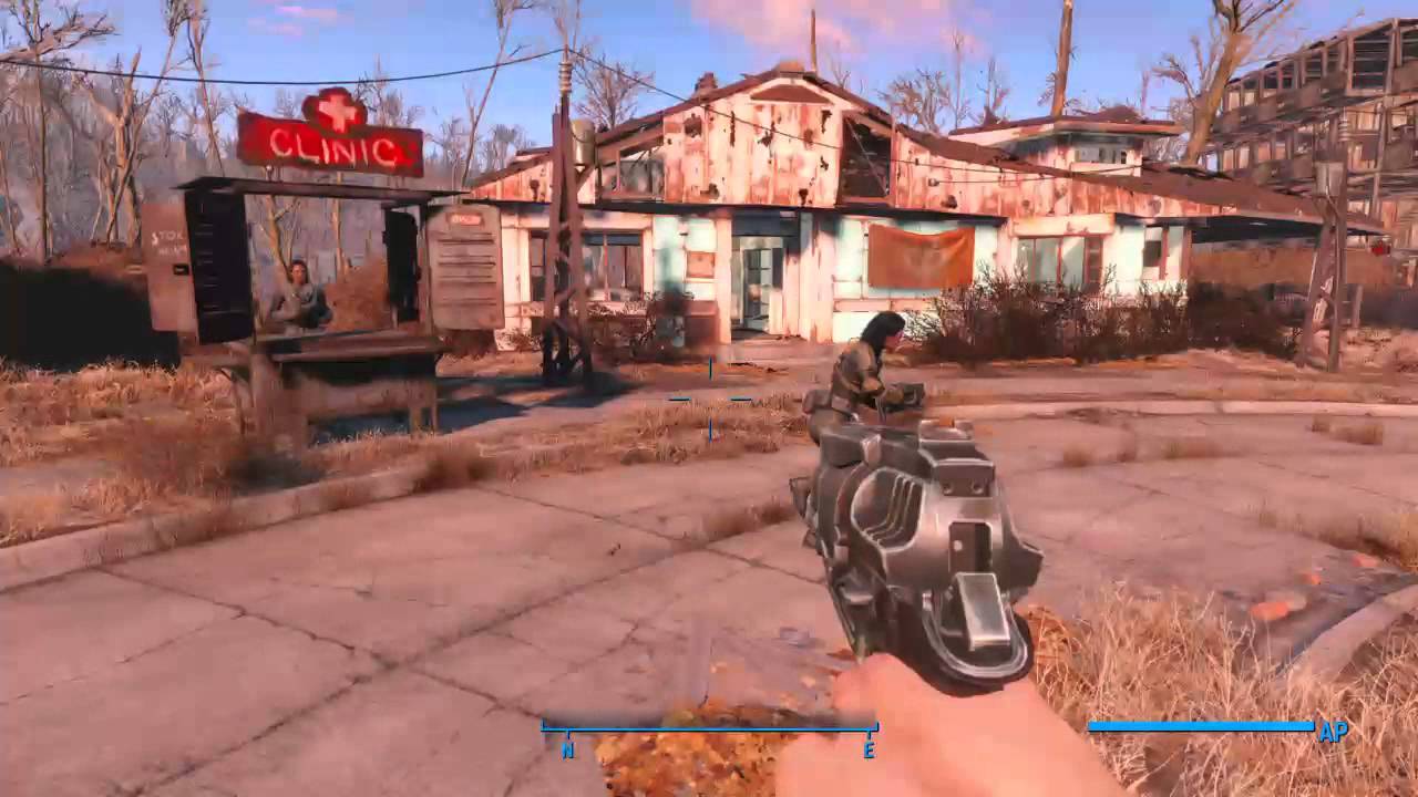 Fallout 4 Gunners making themselves at home in my settlement - YouTube