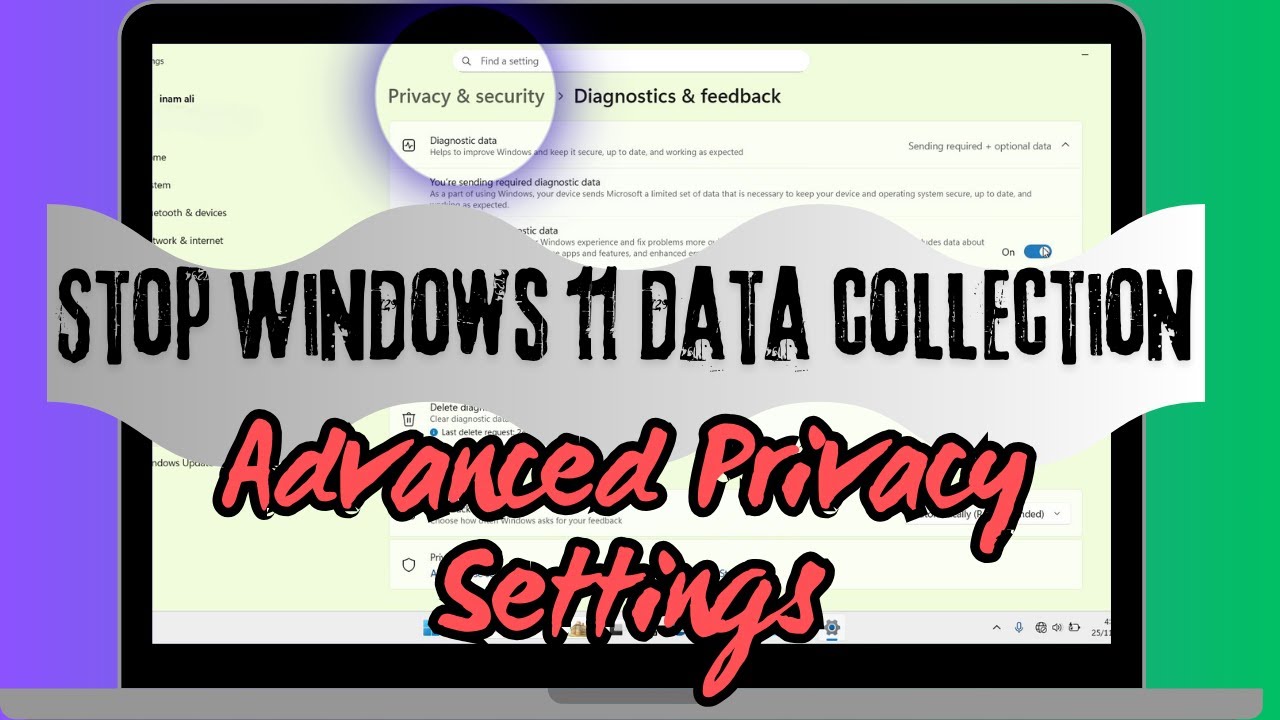 Stop Windows 11 Data Collection: Advanced Privacy Settings - YouTube