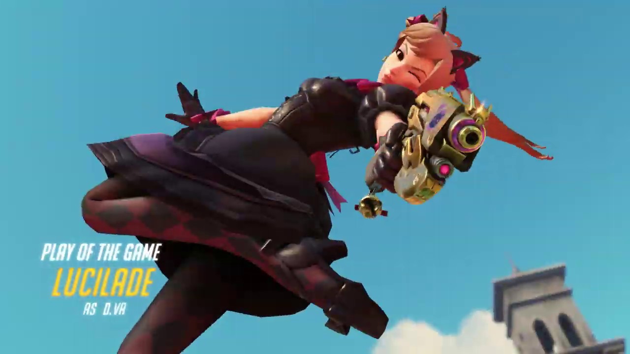 Dva ult (look at the ashe lol ) - YouTube