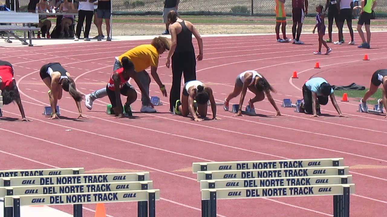 Erica Foster 100m- California State Games 2013 - YouTube