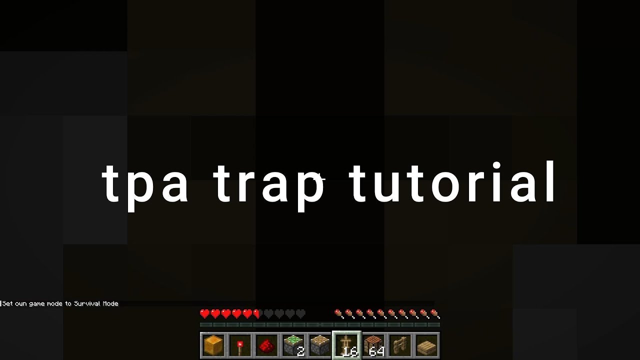 Easy tpa trap tutorial - YouTube