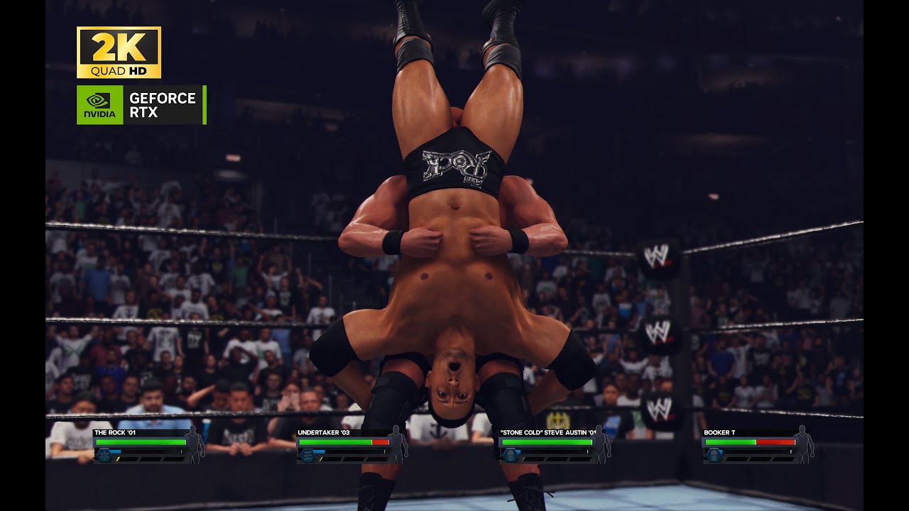 WWE 2K24: Stone Cold vs Undertaker vs The Rock vs Booker T | Extreme ...