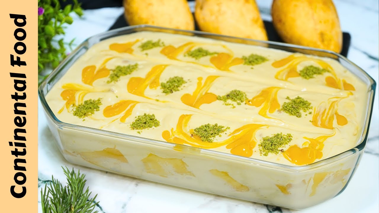 Quick Mango Delight | Creamy Mango Delight | Mango Delight Dessert ...