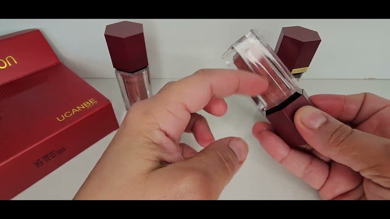 ucanbe makeup 3pcs powder to cream lipstick set - YouTube