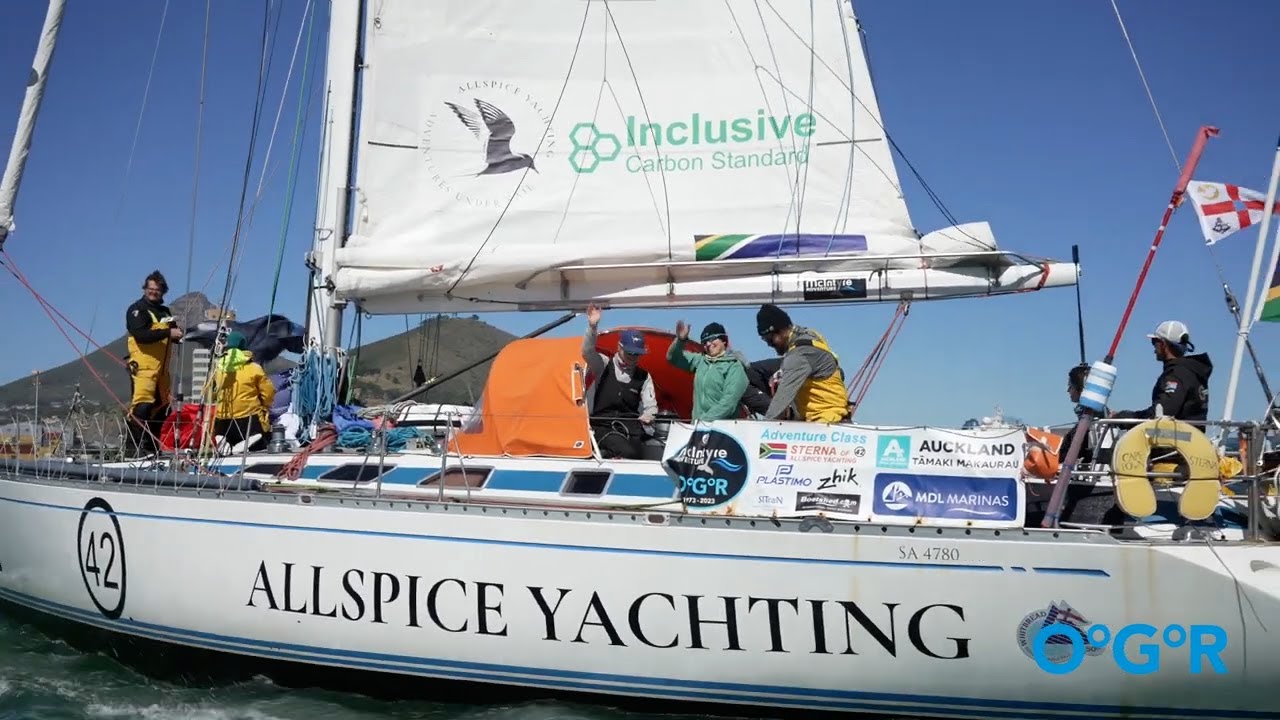 Ocean Globe Race 2023 - Sterna (ZAF) arrive in Cape Town - YouTube