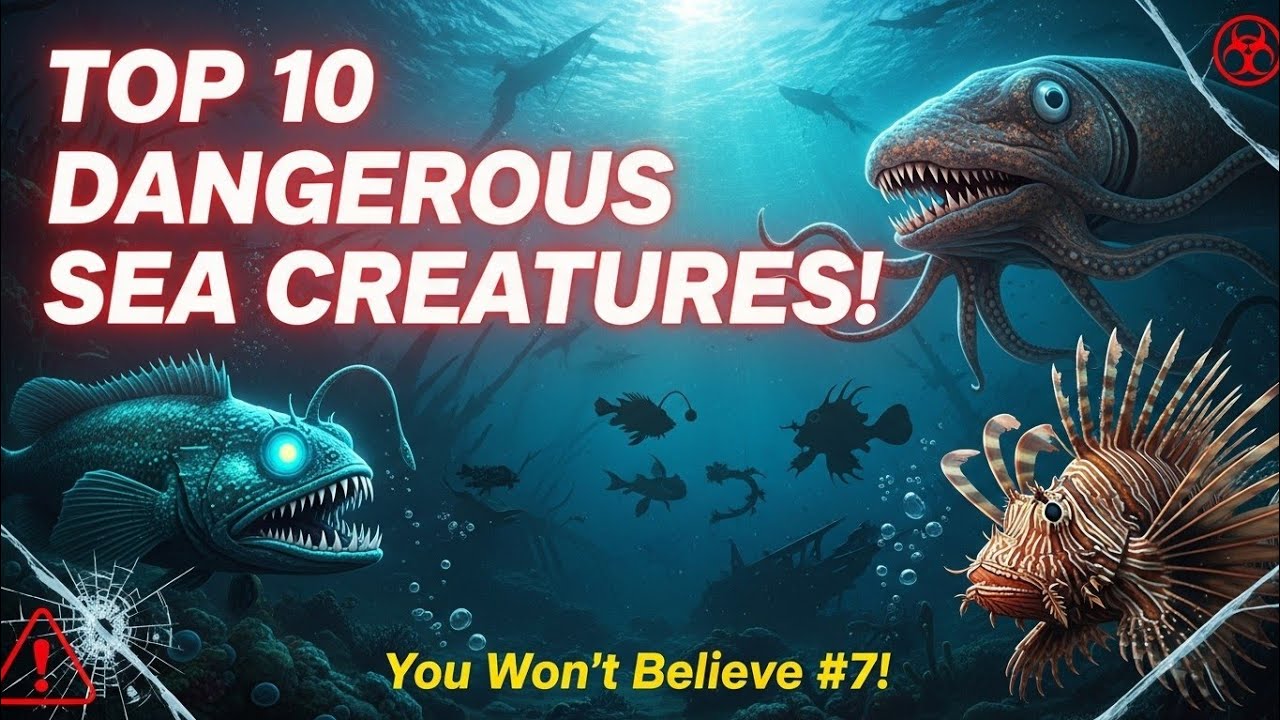 Top 10 Most Dangerous Sea Creatures You Won't Believe Exist! - YouTube
