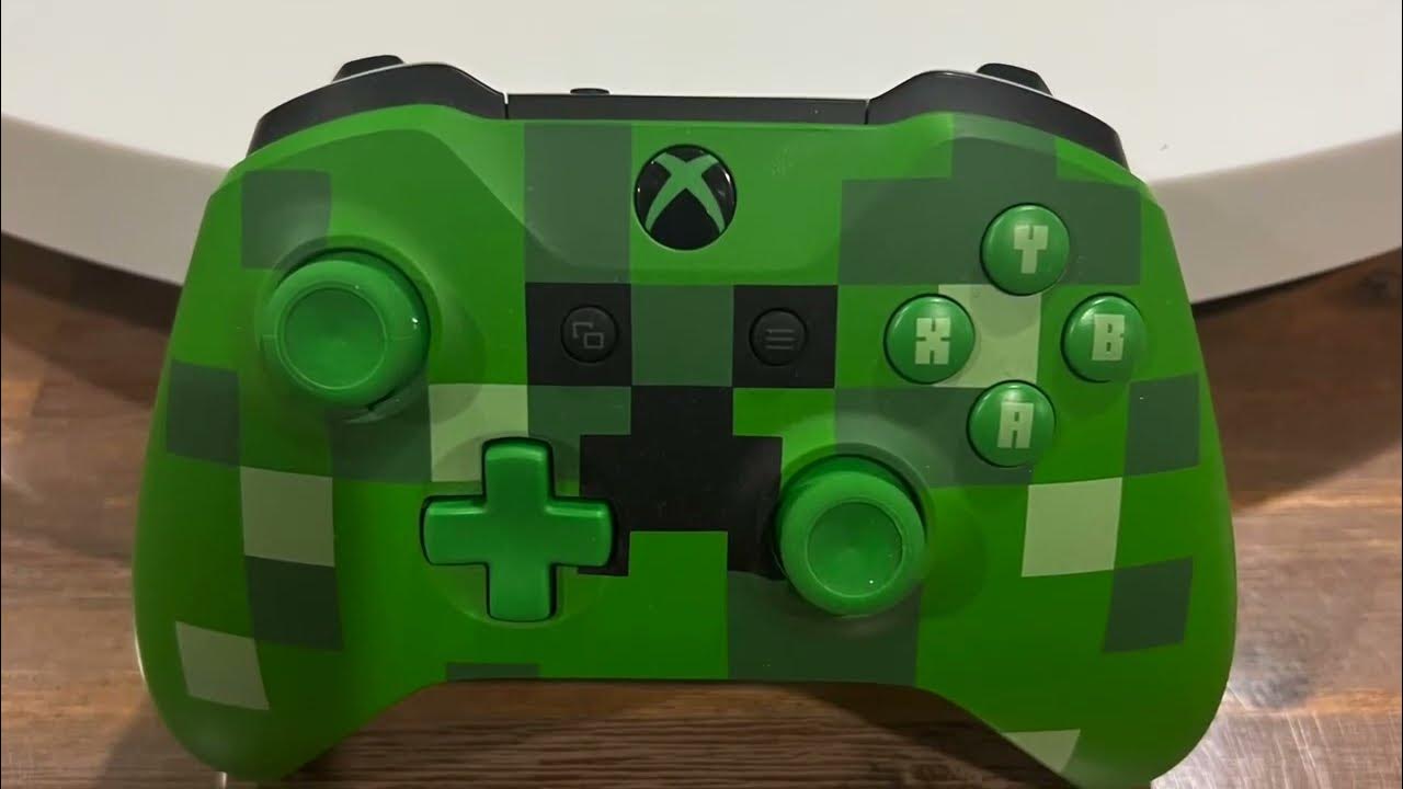 Ep 318 - Limited Edition Xbox One Minecraft Creeper Wireless Controller ...