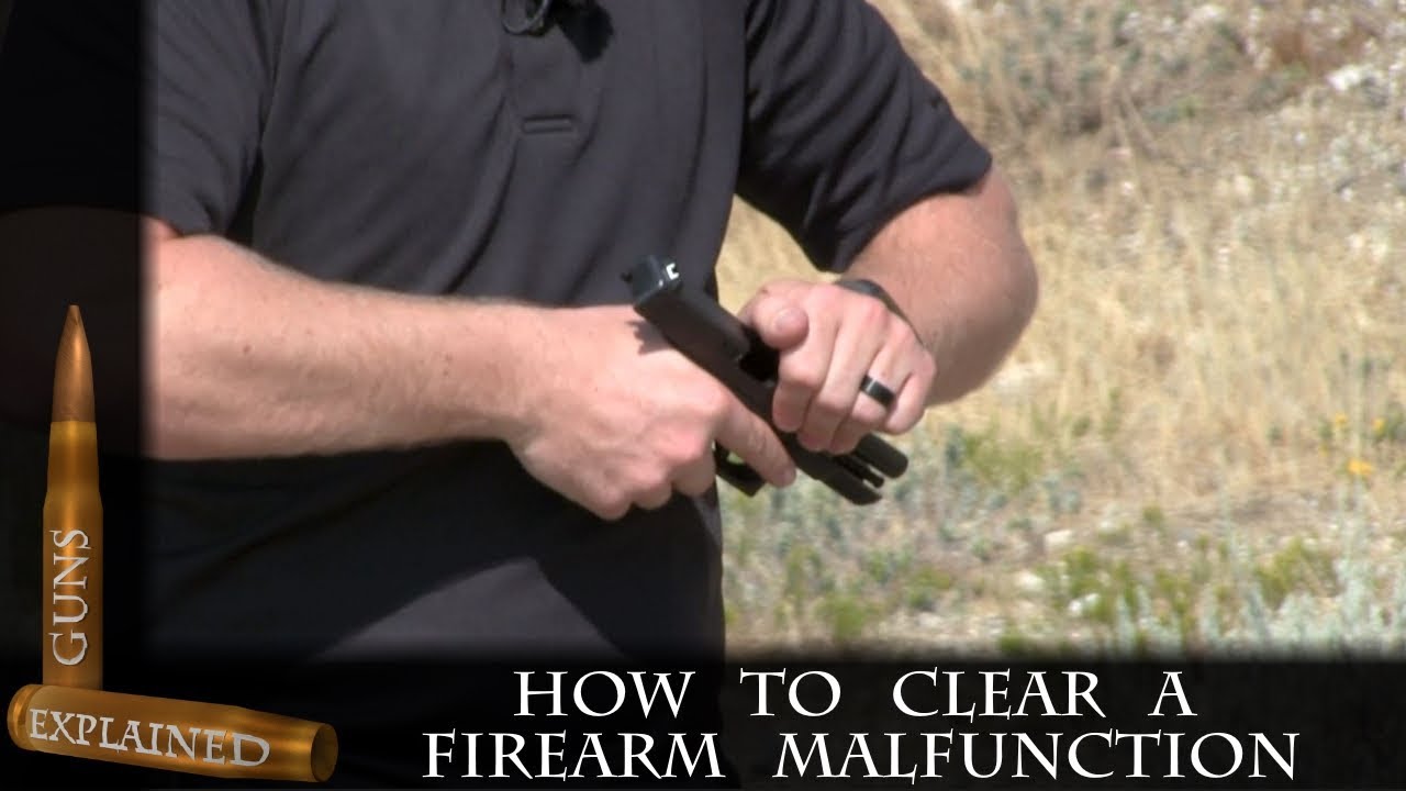 How To Clear a Firearm Malfunction - YouTube