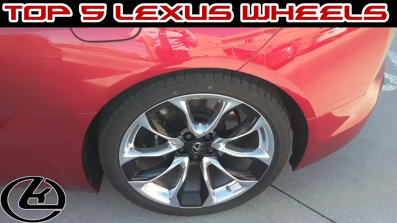 Top 5 Lexus Wheels In Production - YouTube