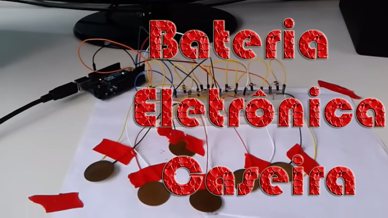 Bateria eletrônica com Arduino - Arduino Eletronic Drum - Pt 1 - YouTube