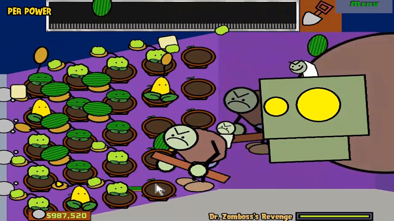 Plants vs. Zombies Paint Mod Dr. Zomboss Revenge - YouTube