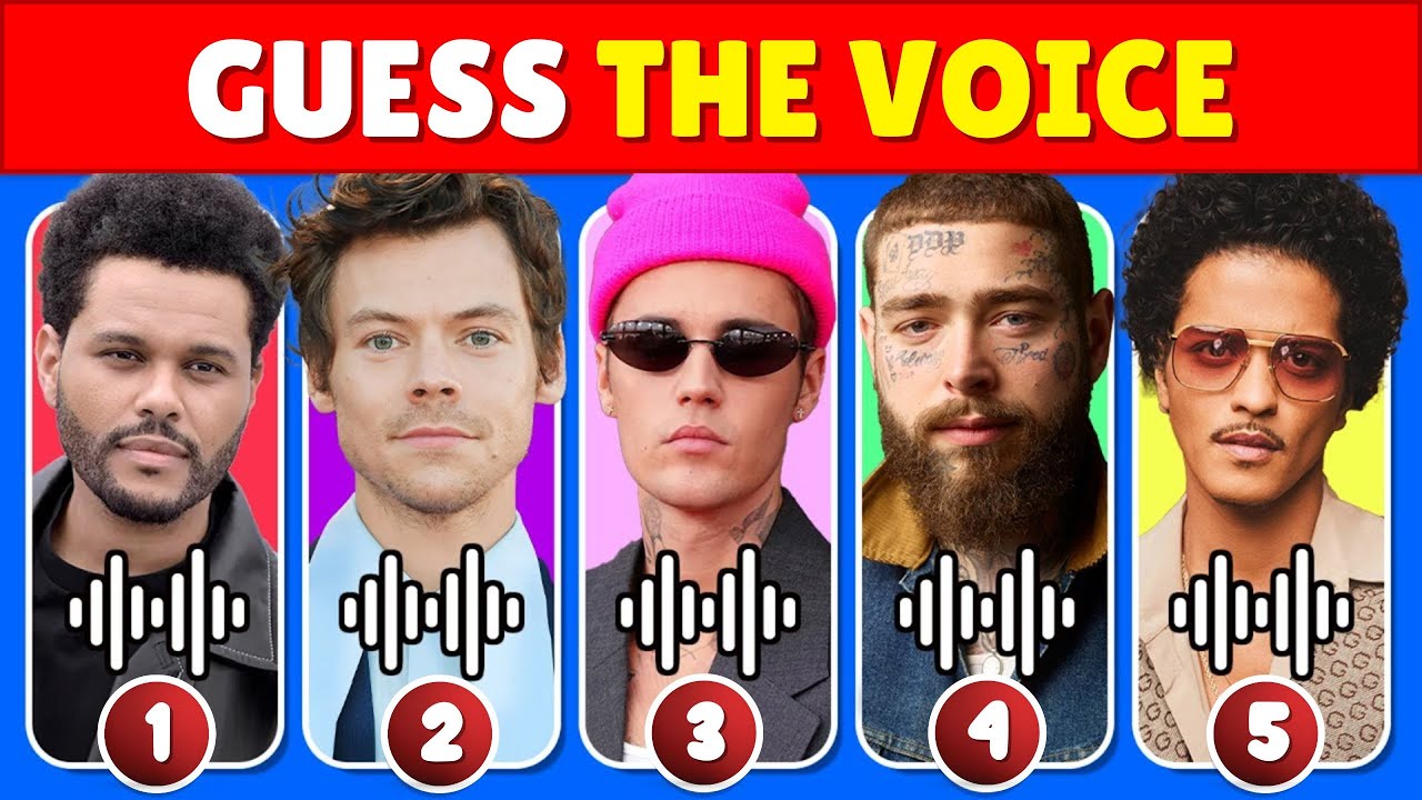 Can You Guess the Celebrity by Their Voice? | Music Quiz Challenge ...