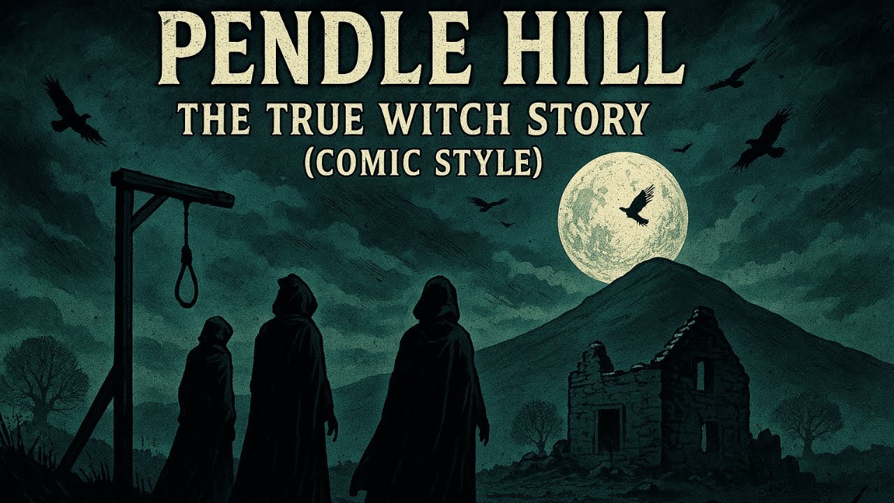 The Terrifying True Story of Pendle Hill Witches | Told in Comic Style ...