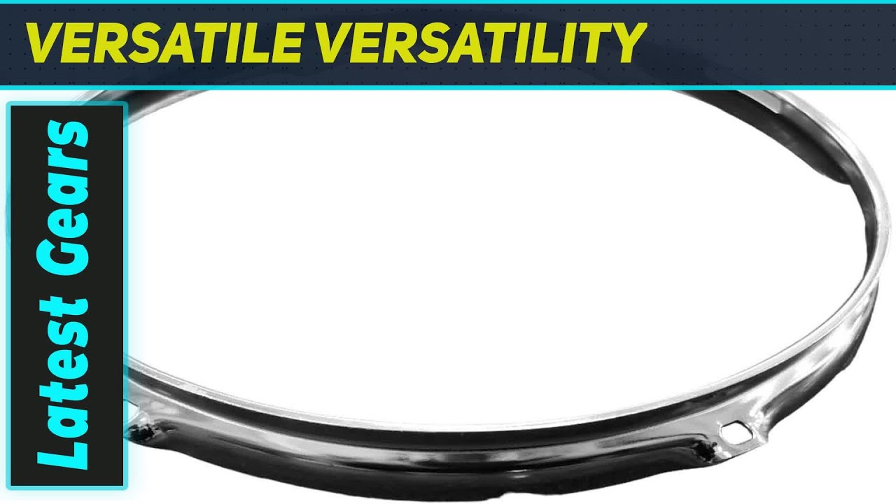 The Ultimate 13inch 6 Hole Drum Rim Hoop for Snare Drums - YouTube