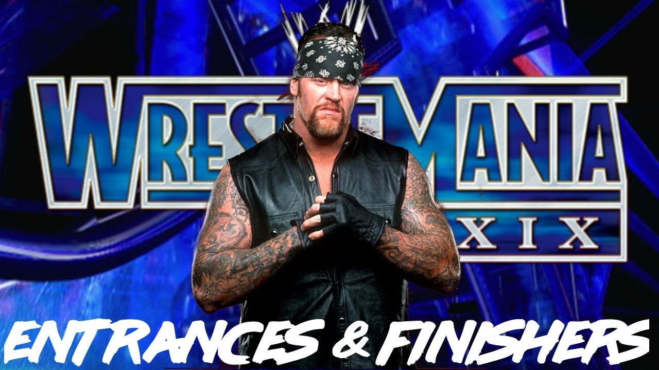 WWE Wrestlemania XIX Entrances & Finishers The Undertaker - YouTube