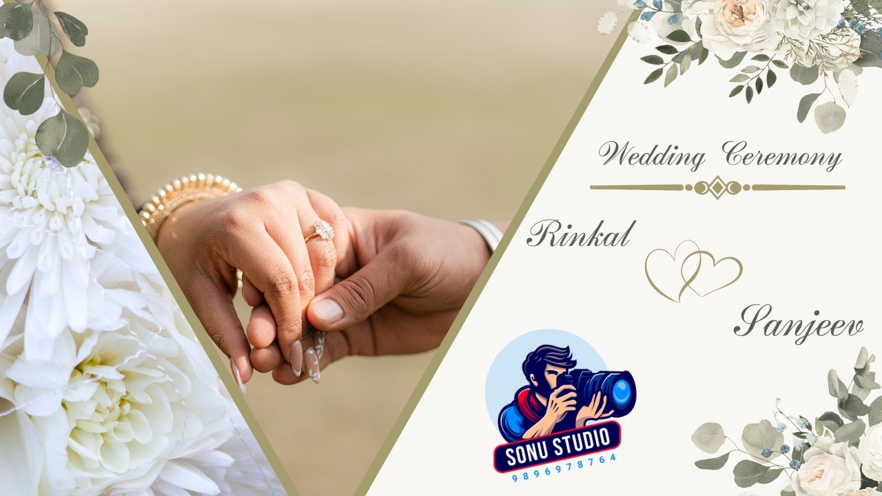 ⭕ WEDDING CEREMONY ⭕ RINKAL 💞 SANJEEV ⭕ LIVE BY : SONU STUDIO M ...