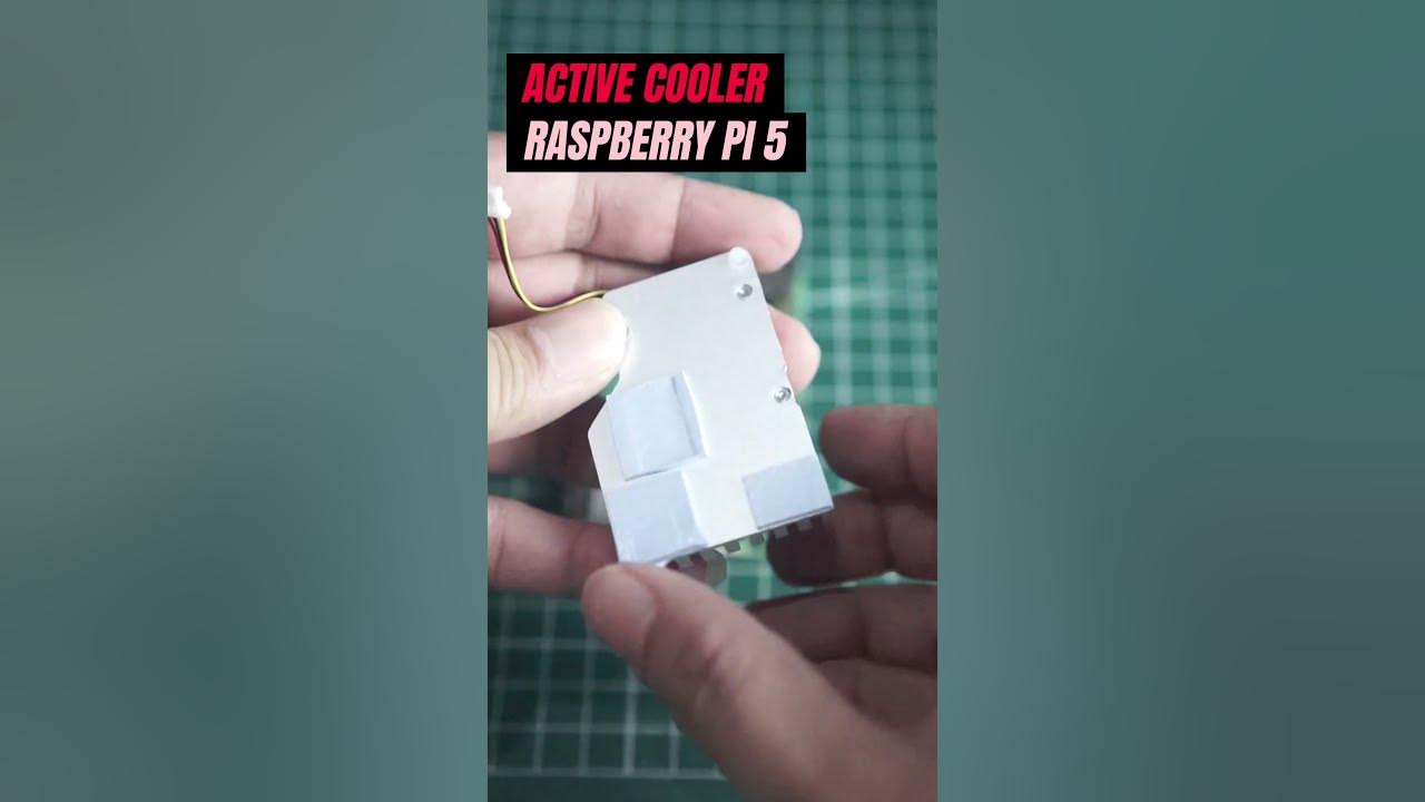 Active Cooler Raspberry Pi 5 | Heatsink Raspberry Pi 5 With PWM Fan #raspberrypi #raspberrypi5 ...