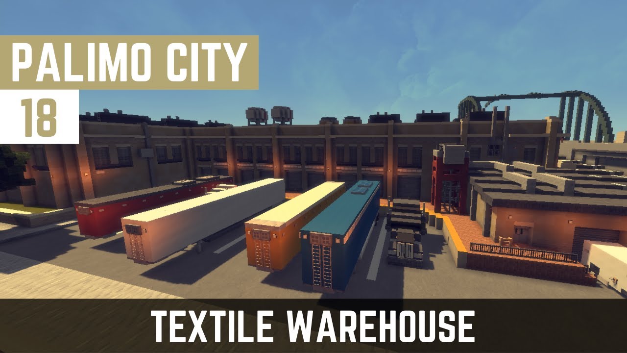 Minecraft Let’s Build A City Timelapse – E18 – Textile Warehouse – Old ...