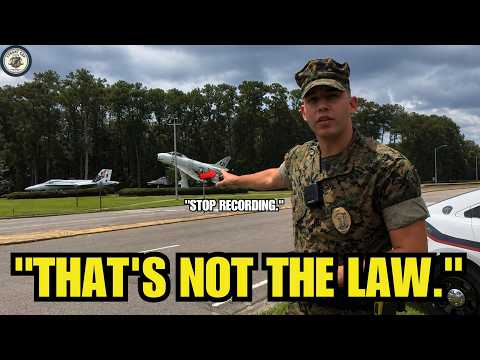 Military Security Claims Filming Is ILLEGAL, Citizen Proves Otherwise| 1st amendment audit