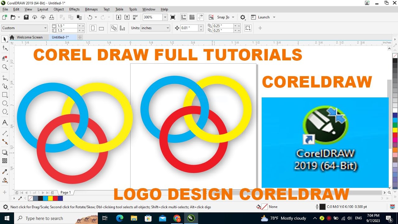 Professional Logo Design In CorelDraw | CorelDraw logo Design Tutorial - YouTube