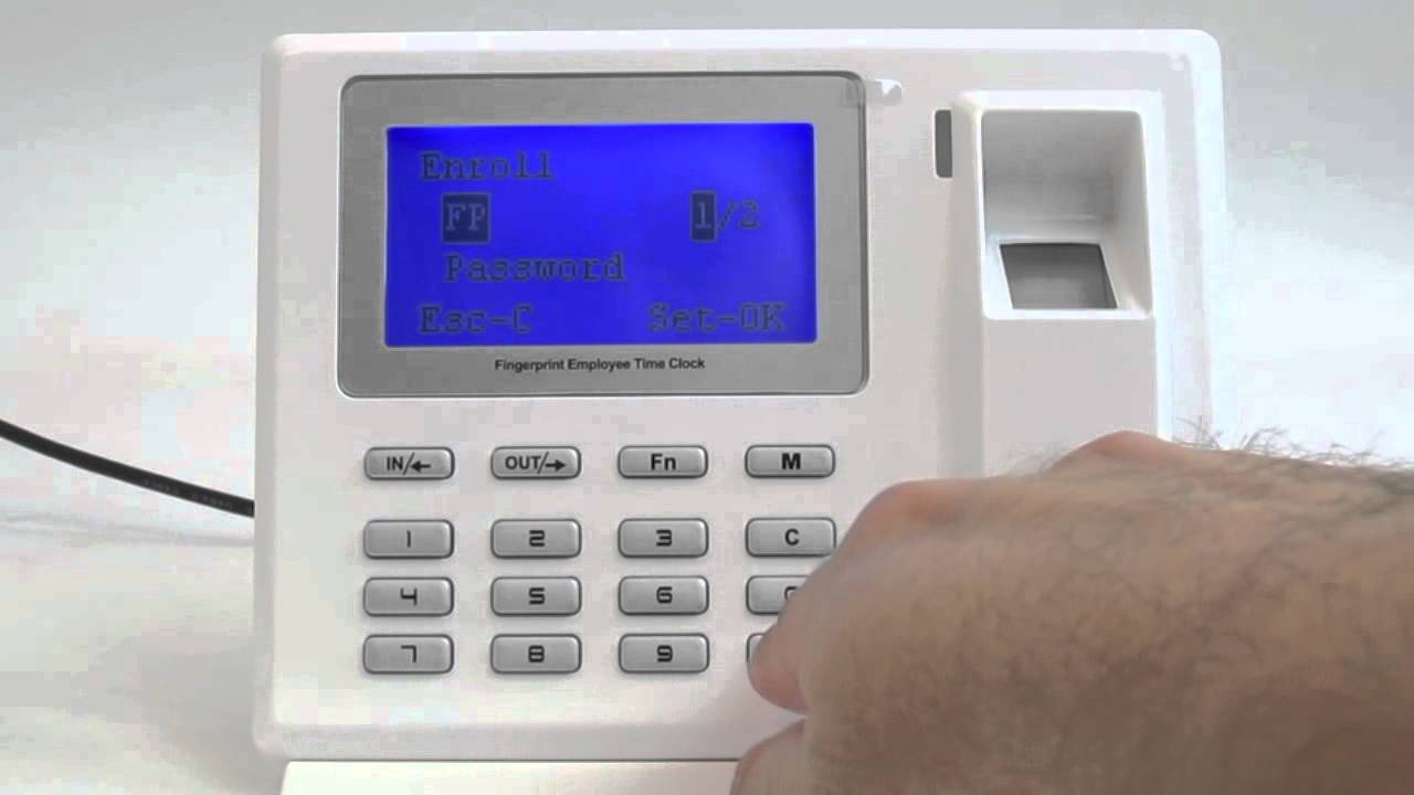 TC400 Time Clock Instructions - YouTube