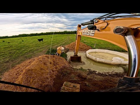     🌧️ O GADO SOFRIA COM A LAMA! VEJA A TRANSFORMAÇÃO! escavadeira hidráulica 
