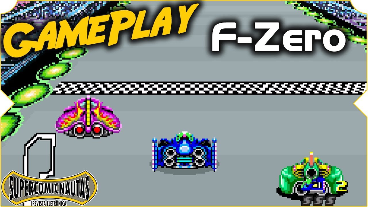GamePlay F-Zero Super Nintendo (Supercomicnautas) - YouTube
