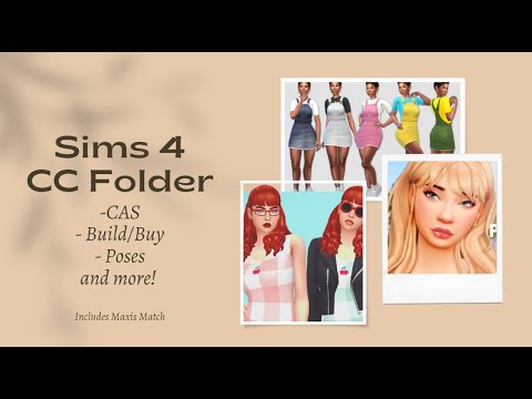 Sims 4 CC Folder Download - Over 10GB Of Items WITH LINK - YouTube
