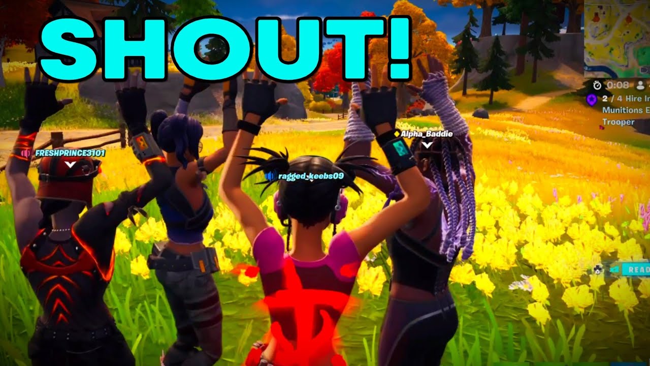 Trolling Players With The SHOUT Emote! - YouTube