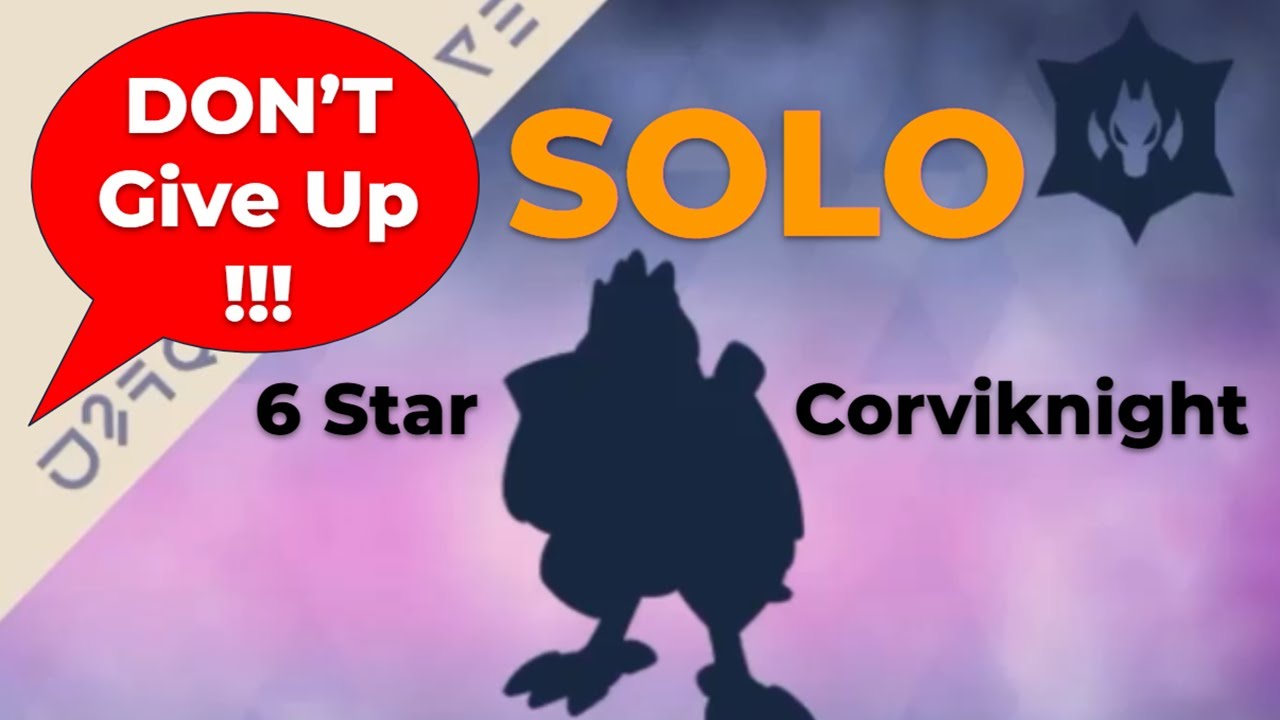 How to SOLO 6 star Corviknight Dragon Tera Type - Bronzong - Pokemon ...