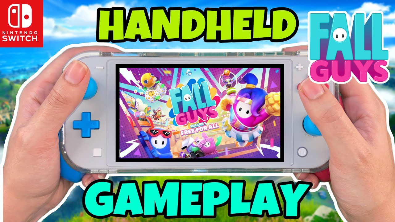 FALL GUYS HANDHELD GAMEPLAY | Nintendo Switch Lite!! Free Game! - YouTube