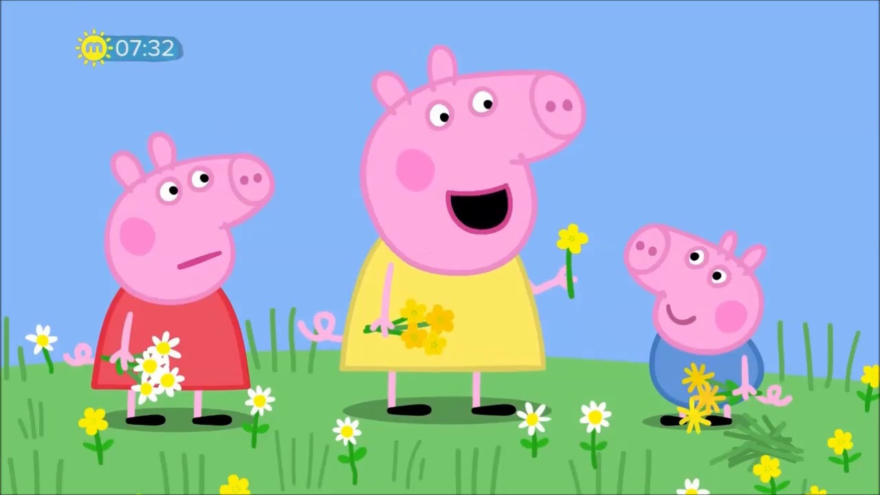 Peppa Pig Yellow Flower Buttercups Daisies and Dandelions - YouTube