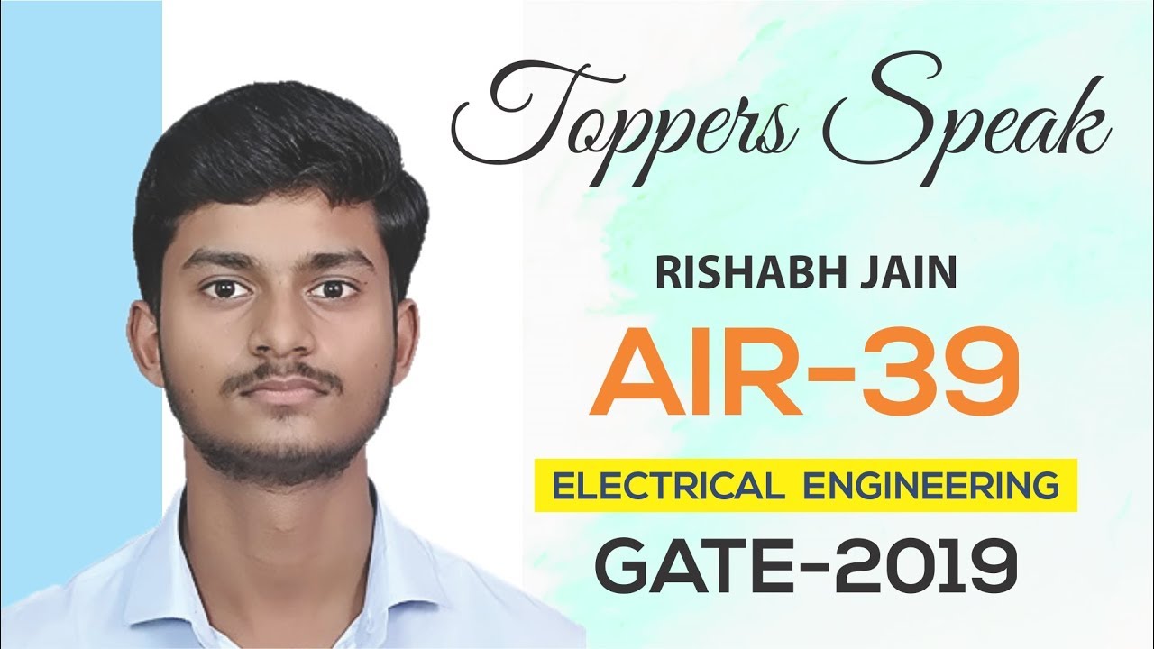 GATE 2019 Topper | Rishabh Jain (EE, AIR-39) | MADE EASY Student ...