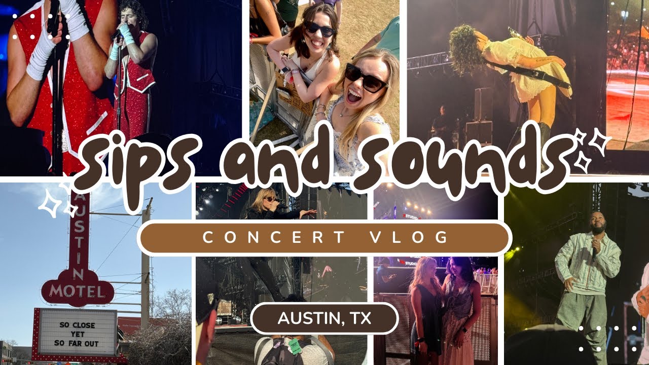 sips & sounds music festival | Austin, Texas [concert vlogs] - YouTube