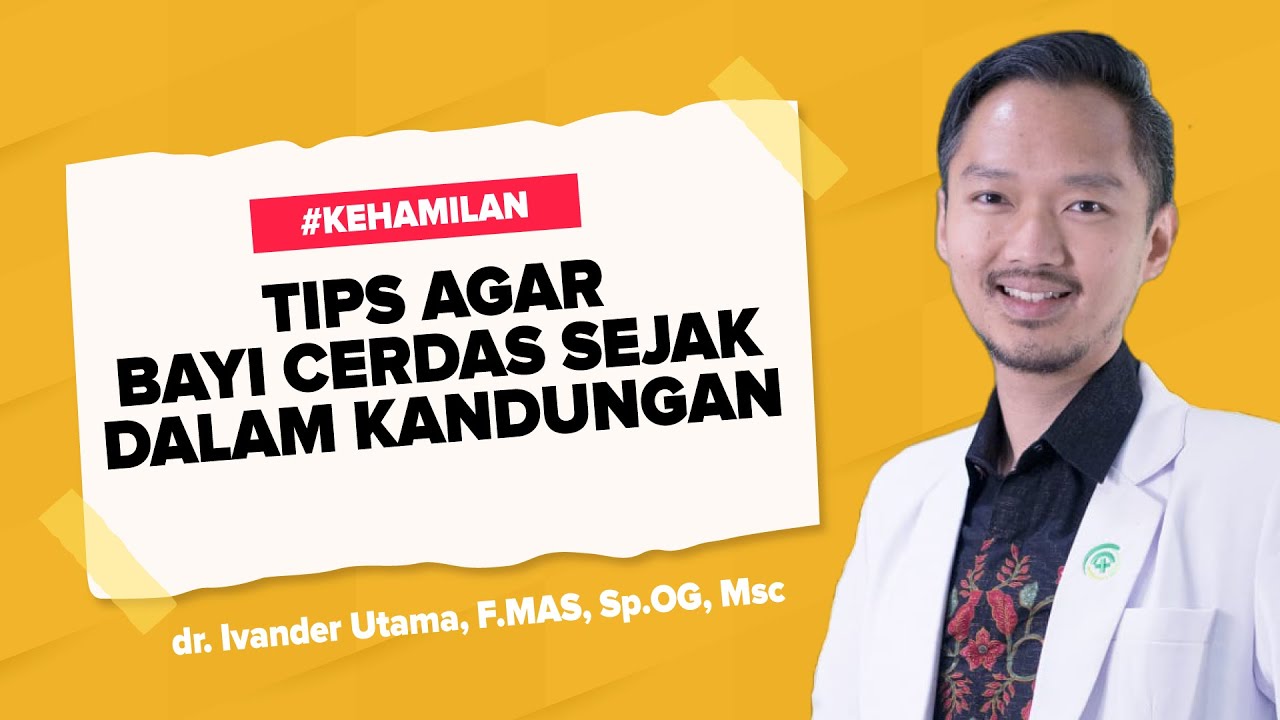Tips Agar Bayi Cerdas Sejak Dalam Kandungan dr. Ivander Utama, FMAS ...