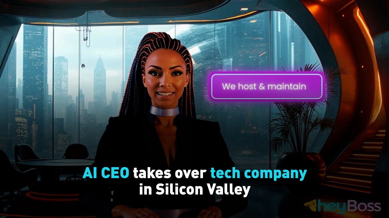 AI CEO takes over tech company in Silicon Valley - YouTube