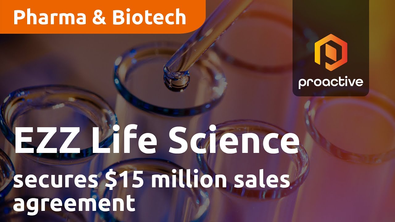 EZZ Life Science Holdings secures $15 million sales agreement - YouTube