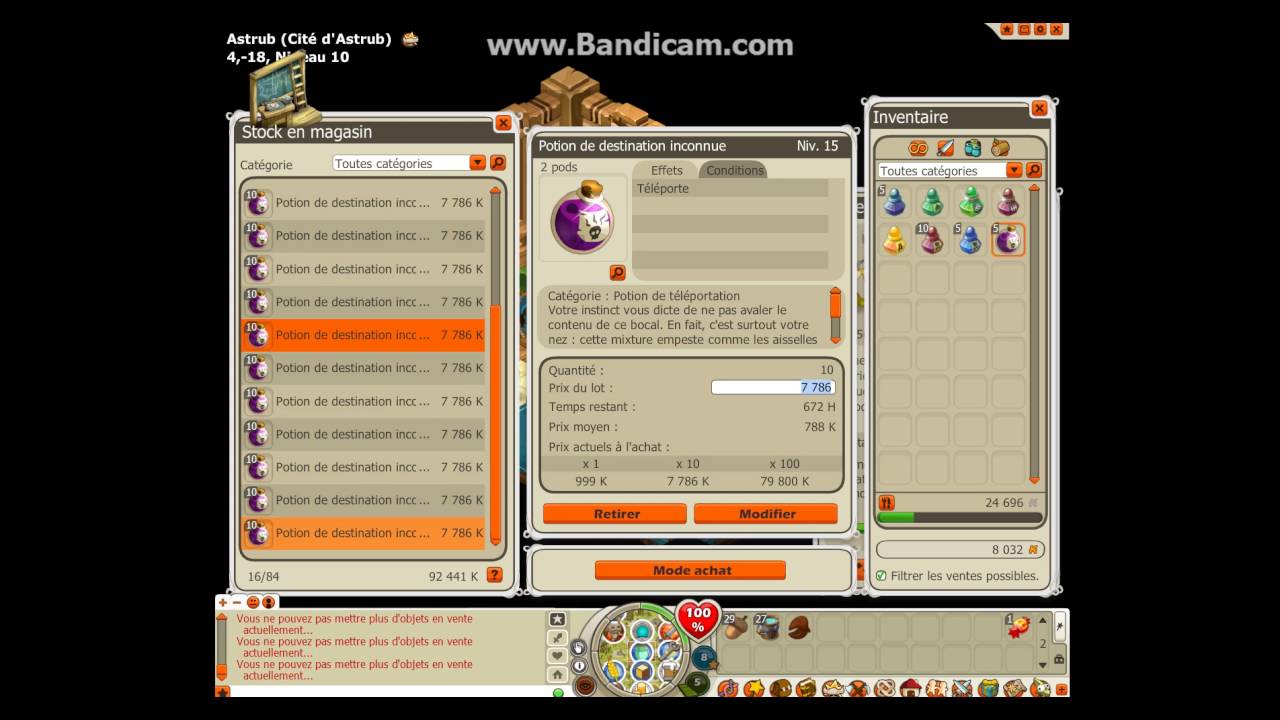 ep#1 -Dofus Potion De Destination Inconnu Craft - Revente - YouTube