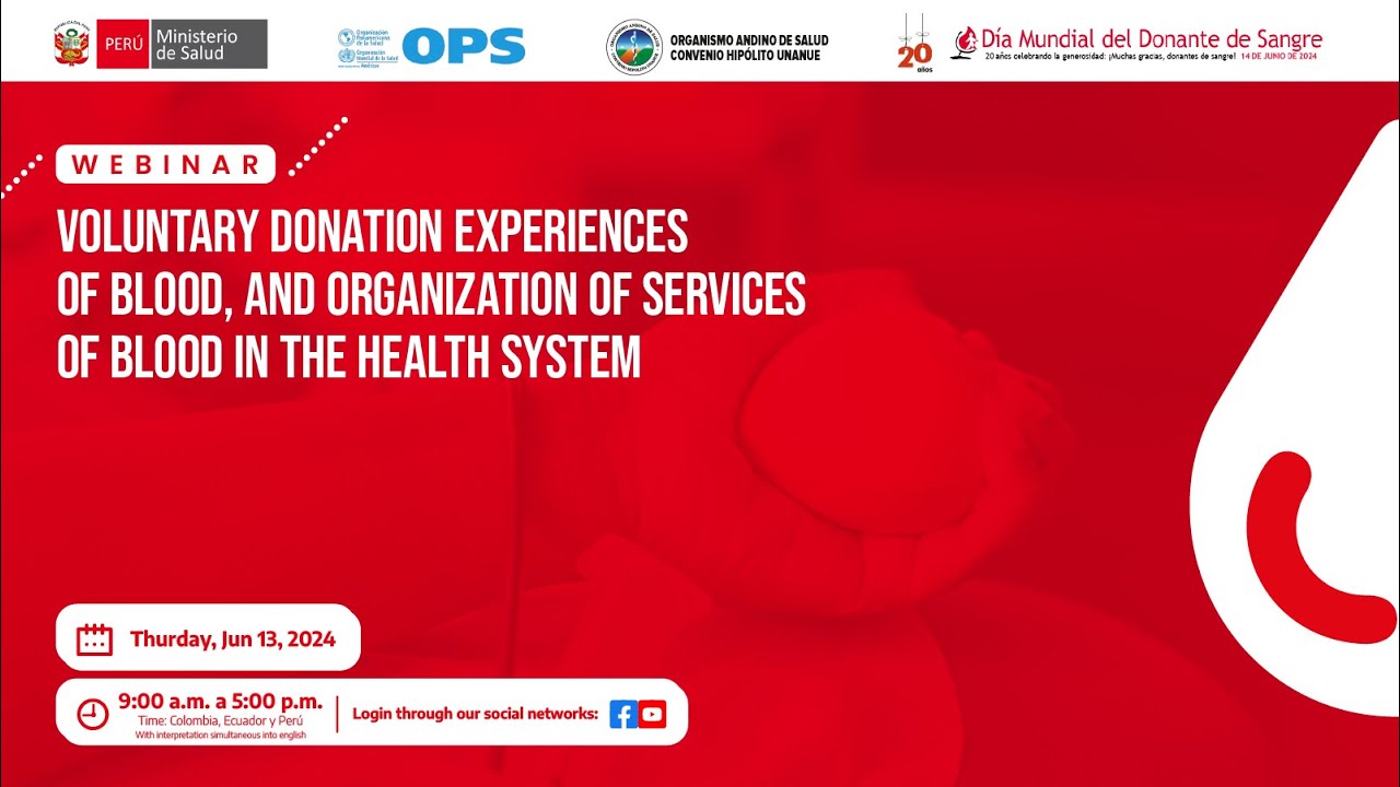 Voluntary Donation Experiences of Blood, and Organization of Services ...